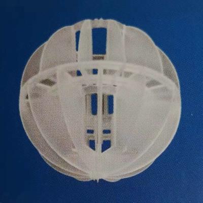 China 38MM Plastic Random Packings Polyhedral Hollow Ball for sale