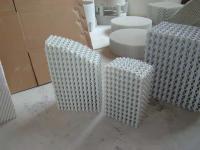 China Enamel Column Ceramic Structured Packing Types 200mm Height for sale