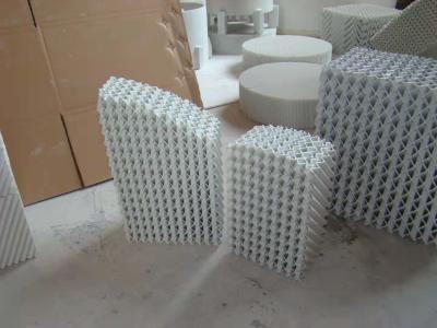 China Enamel Column Ceramic Structured Packing Types 200mm Height for sale
