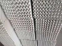 China Corrugated Ceramic Structured Tower Packing Diameter 25mm-150mm For Glass Column for sale