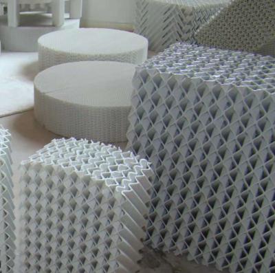 China Lightweight Ceramic Structured Packing Column Design For Recovery Column for sale