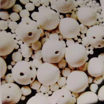 China MH Porous Alumina Ceramic Ball 0.5-35μM Pore Size for sale