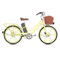 China 0.25kw Women'S Electric Cruiser Bike , Multipattern Ladies Electric Road Bike for sale