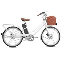 China 0.25kw Women'S Electric Cruiser Bike , Multipattern Ladies Electric Road Bike for sale