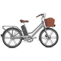 China 0.25kw Women'S Electric Cruiser Bike , Multipattern Ladies Electric Road Bike for sale