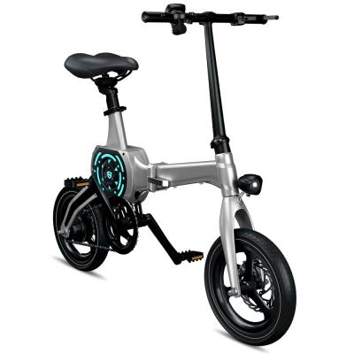 China 14 Inch Small-sized Driving Booster Battery Folding Electric Bicycle Bike Lithium Battery Ce LCD Aluminum Alloy for sale