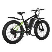 China Dual motor Fat Tire Electric Mountain Bike 30KMH Multimodes for adults for sale