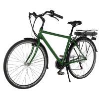 China OEM Lightweight Electric Road Bike 28in Steel Frame With 36V 250W Rear Motor for sale