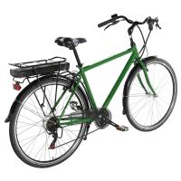 China OEM Lightweight Electric Road Bike 28in Steel Frame With 36V 250W Rear Motor for sale