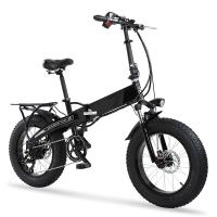 China 20-Inch Folding Lithium Battery Assisted Variable Speed Off-Road Snow Electric Vehicle Motorized Electric Bicycle for sale