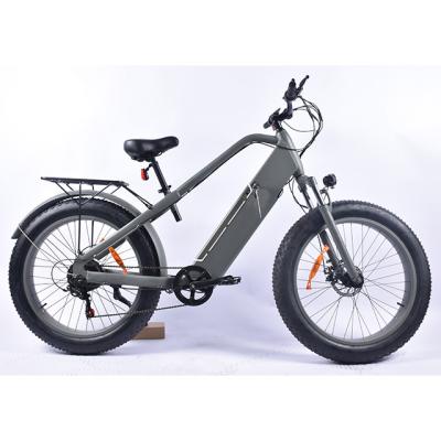 China 26in Fat Tire Electric Hunting Bike 1000w Alloy Frame With KMC Chain for sale