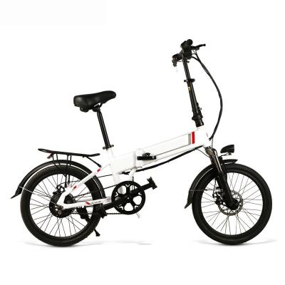 China 2021 New 20 inch Aluminum Alloy Lithium Battery electric folding bike lightweight for sale