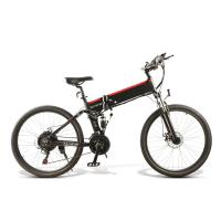China 350w Electric Folding Mountain Bike PAS With 48V10Ah Battery for sale