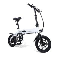 China Vector Controlled Fat Folding Electric Bike , 32km/H 14 Folding Electric Bike for sale