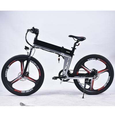 China KMC Chained Folding Electric Mountain Bike Shimano 6geared for sale