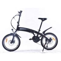 China 350 Mid Driver Motor 36v10ah Good Capacity Li-Ion Battery Electric Folding Bike for sale