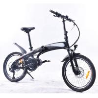 China 350 Mid Driver Motor 36v10ah Good Capacity Li-Ion Battery Electric Folding Bike for sale