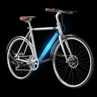 China 700C City Cruiser Electric Bike 9Speed Deraulleur Equipped Retro Style for sale