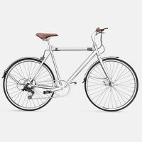 China 700C City Cruiser Electric Bike 9Speed Deraulleur Equipped Retro Style for sale