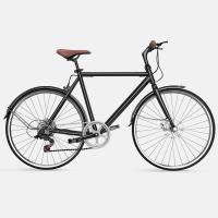 China 700C City Cruiser Electric Bike 9Speed Deraulleur Equipped Retro Style for sale