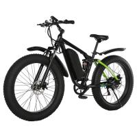 China 20MPH Fat Tyre Electric Mountain Bike 7Speed Geared Discbraked for sale
