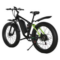 China 20MPH Fat Tyre Electric Mountain Bike 7Speed Geared Discbraked for sale