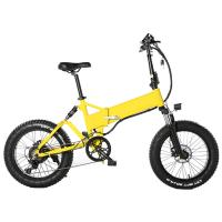China 7speed Fat Tire Electric Folding Bike 20 Inch OEM Available for sale