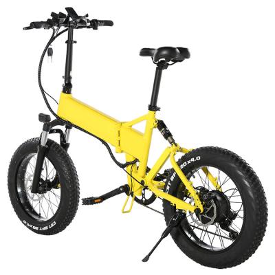 China 7speed Fat Tire Electric Folding Bike 20 Inch OEM Available for sale