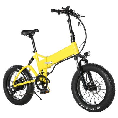 China 28MPH Fat Tire Foldable Electric Bike , 6061Alu 7 Speed Electric Bike for sale