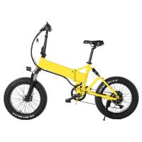 China 28MPH Fat Tire Foldable Electric Bike , 6061Alu 7 Speed Electric Bike for sale