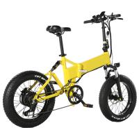 China 28MPH Fat Tire Foldable Electric Bike , 6061Alu 7 Speed Electric Bike for sale