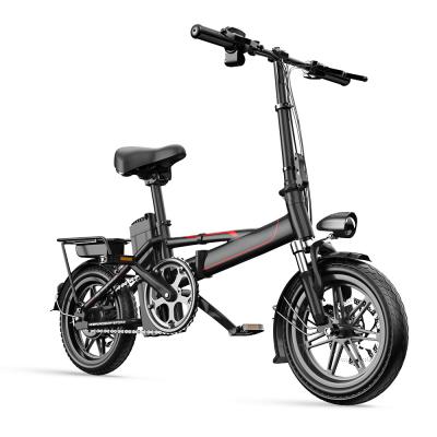 China 20Ah Lightweight Electric Folding Bike 50km 48v Endurance Height Adjustable for sale