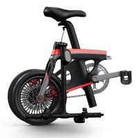 China 14 Lightweight Electric Folding Bike , 220V Carbon Fiber Folding Electric Bike for sale
