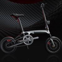 China 14 Lightweight Electric Folding Bike , 220V Carbon Fiber Folding Electric Bike for sale