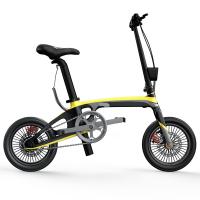 China Carbon Fibre Lightest Folding Electric Bike 250W With Sealed Axis for sale