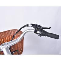 China 12.5Ah Lightweight Ladies Electric Bike 6geared 25km/H With Basket for sale