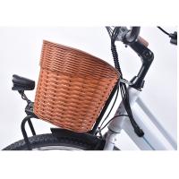 China 120KG Max Loading Ladies Lightweight Electric Bike 26x1.75 With Basket for sale