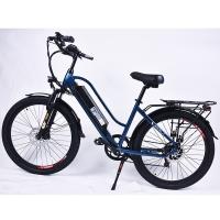 China 36V City Commuter Electric Bike , 7Speed Rustless Electric Bike City Cruiser for sale