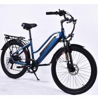 China 36V City Commuter Electric Bike , 7Speed Rustless Electric Bike City Cruiser for sale