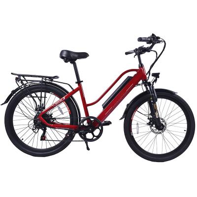 China 6geared E Bike Commuter , 30KG Pedal Assist Commuter Bike 250w for sale