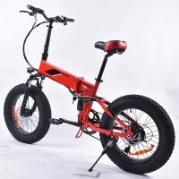 China 0.5KW Folding Fat Tyre Electric Bike 15MPH Max Speed For Multipurpose for sale