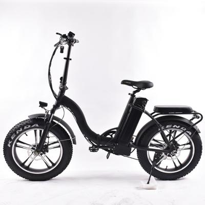 China ODM Fat Tyre Folding Electric Bike 6Speed Derailleur 30KMH for sale