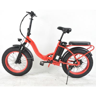 China 30KG Fat Tire Electric Folding Bike With 8A Lithium Battery Shimano Geared for sale