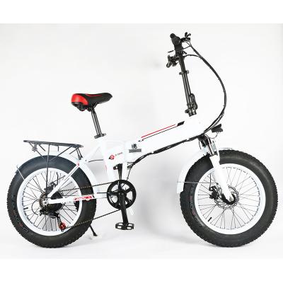 China 20 Inch Fat Tire Electric Folding Bike 140x34X70CM For Multiapplication for sale
