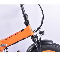 China 500w Fat Tire Electric Folding Bike With KMC Chain 34KG Gross Weight for sale