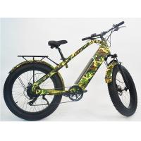 China 7speed Fat Tire Electric Hunting Bike 40Miles Endurance For Unisex for sale