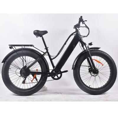 China 48V Fat Tire Electric Bike Hunting , 20 Mph E Bike For All Terrain for sale