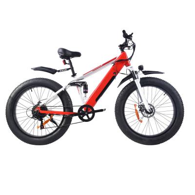 China 500W Fat Tire Electric Hunting Bike 40km/H With 26x4.0 Fat Tire for sale