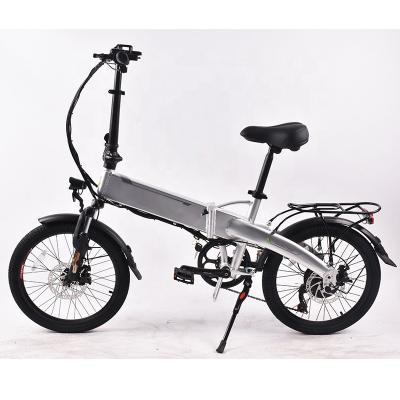 China 1000w Lightweight Electric Folding Bike 48V With 7speed System for sale
