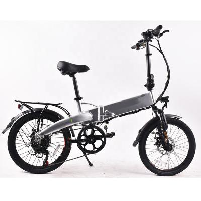 China 500W 20 Folding E Bike , Light Foldable Ebike With 10Ah Detachable Battery for sale